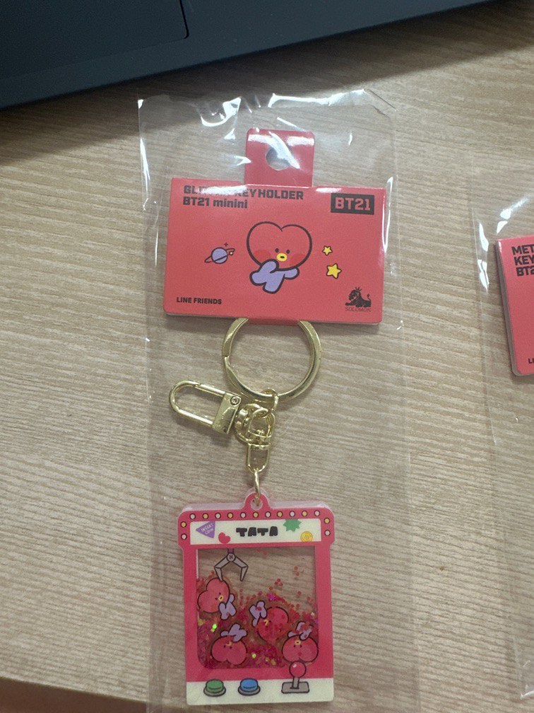 BT21 TATA keychain, Hobbies & Toys, Stationery & Craft, Stationery ...