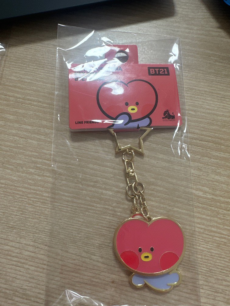 BT21 TATA Metal Keychain, Hobbies & Toys, Stationery & Craft ...