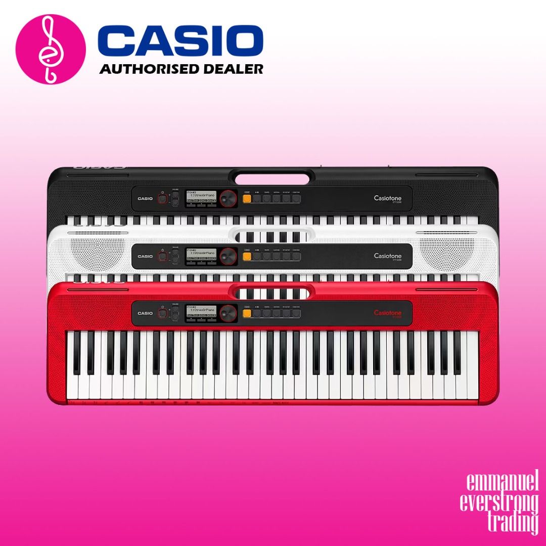 CASIO CT-S200 Casiotone 61-Keys Keyboard CTS200 CT S200 BK/RD/WE ...