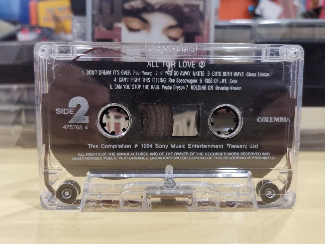 (Cassette) ALL FOR LOVE 2, Hobbies & Toys, Music & Media, CDs & DVDs on Carousell