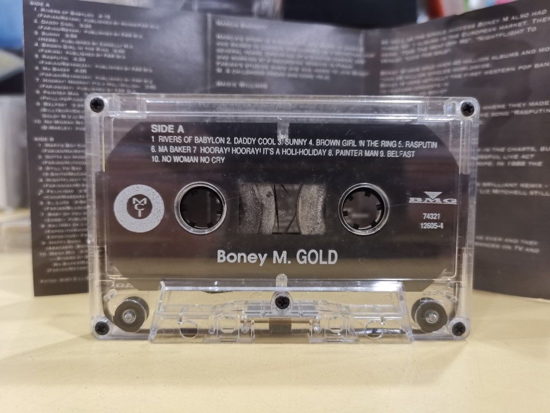 (Cassette) BONEY M GOLD 20 SUPER HITS, Hobbies & Toys, Music & Media ...