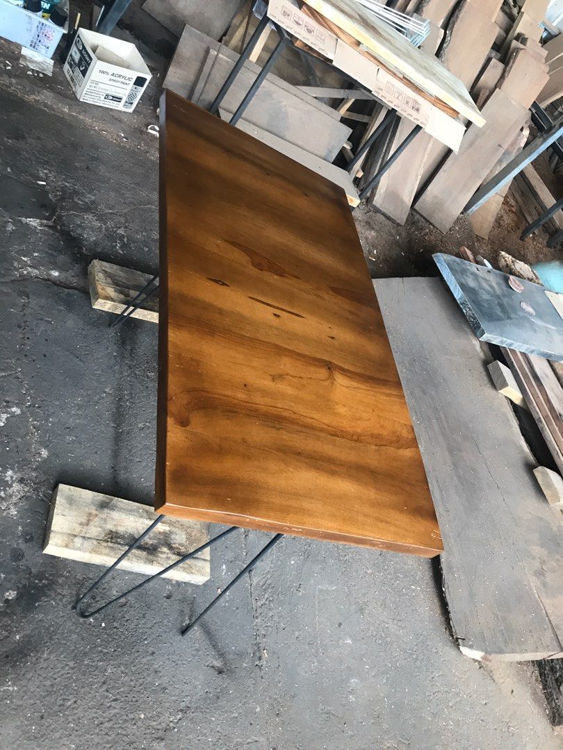 Center Table Narra Top 4x2ft, Furniture & Home Living, Furniture ...