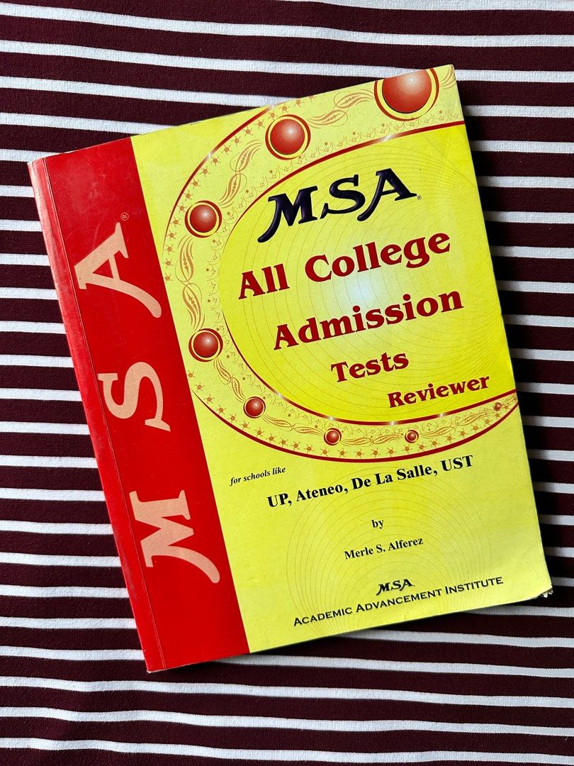 CET Reviewer book by MSA, Hobbies & Toys, Books & Magazines, Textbooks ...