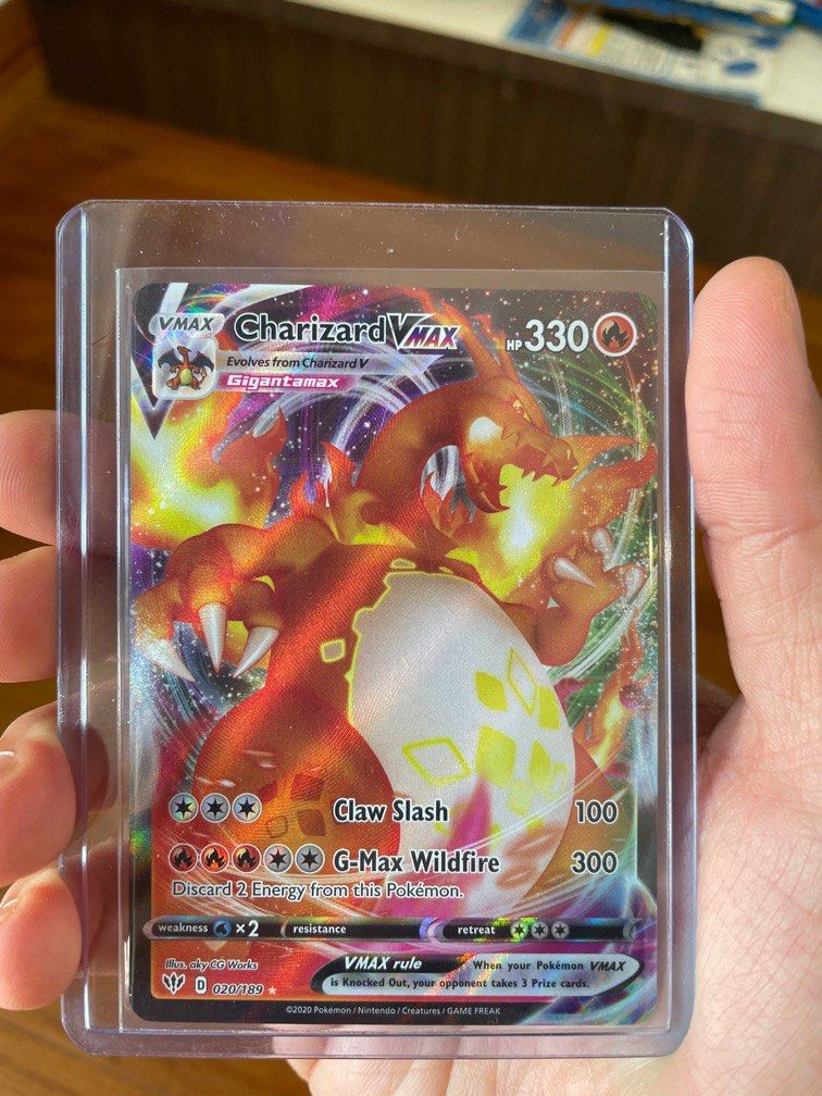 Charizard VMAX - 020/189 - Ultra Rare, Hobbies & Toys, Toys & Games on ...