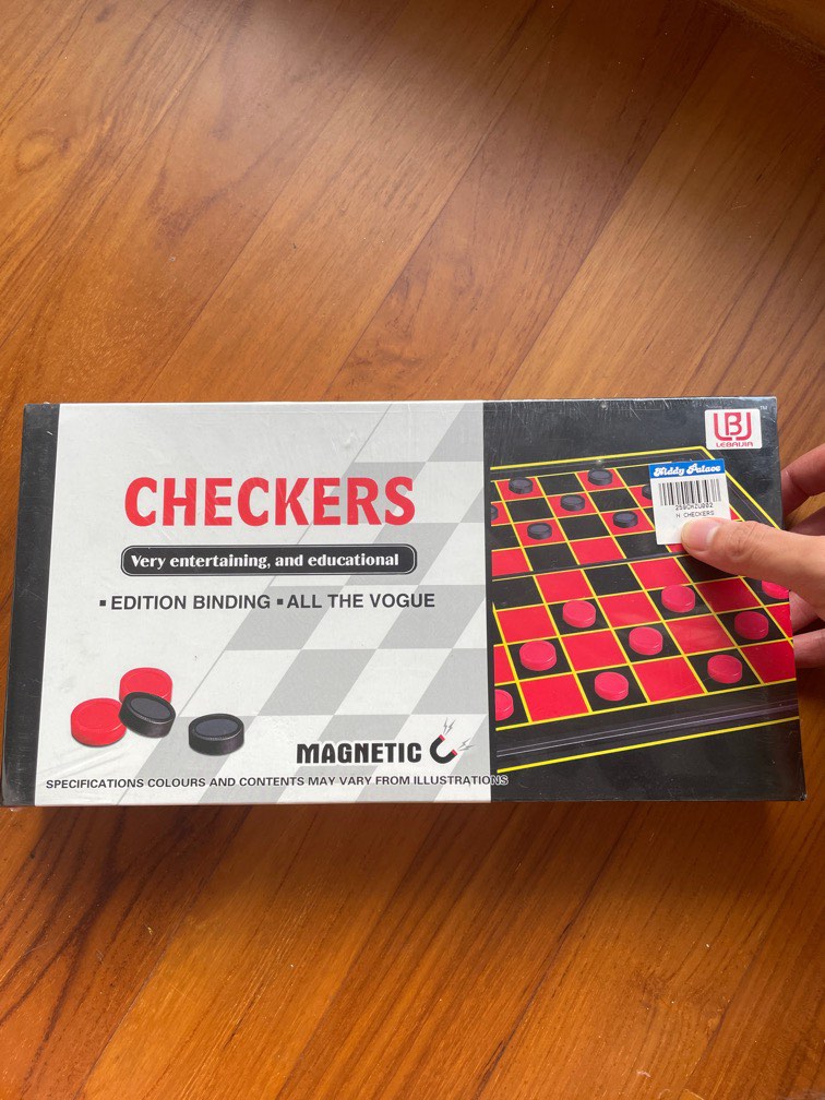 Checkers Board, Hobbies & Toys, Toys & Games on Carousell