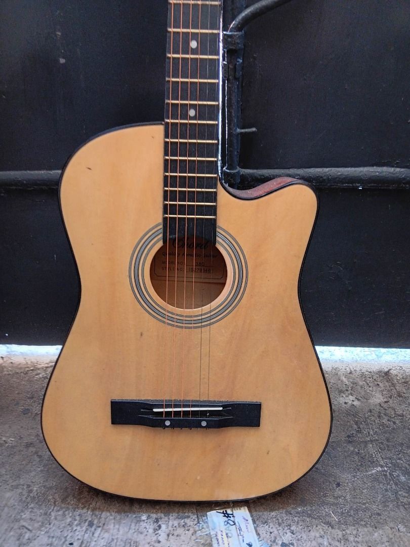 Chord acoustic guitar natural ordinary, Hobbies & Toys, Music & Media ...