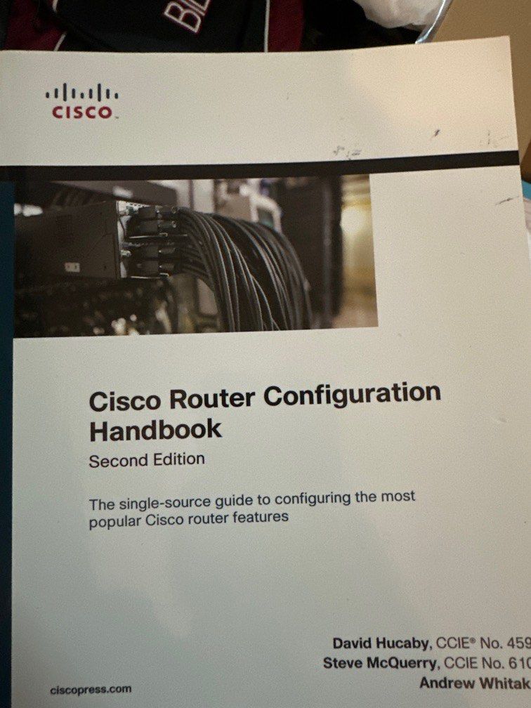 Cisco Router Configuration Handbook Hobbies And Toys Books And Magazines Assessment Books On