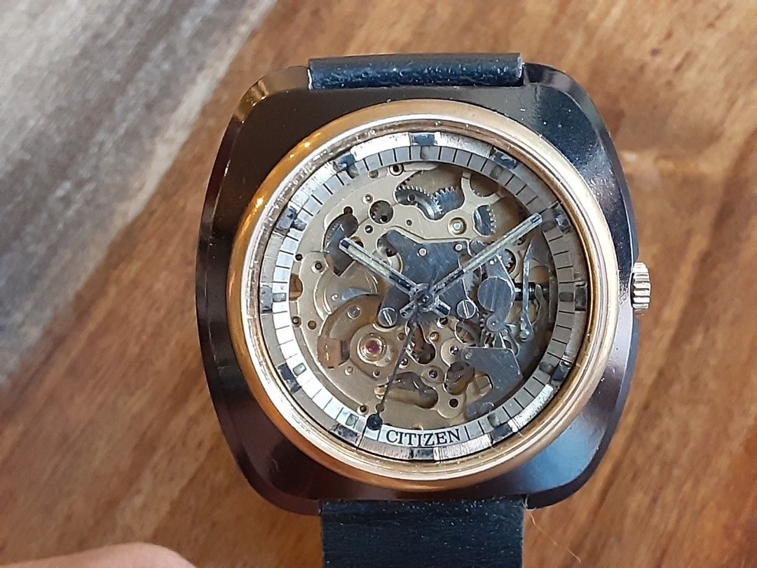 CITIZEN SKELETON Watch Vintage Works Keep Time, Men's Fashion, Watches ...