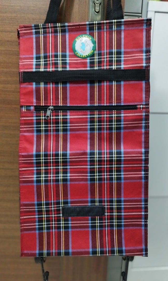 Cloth Trolley bag with Rollers, Women's Fashion, Bags & Wallets ...