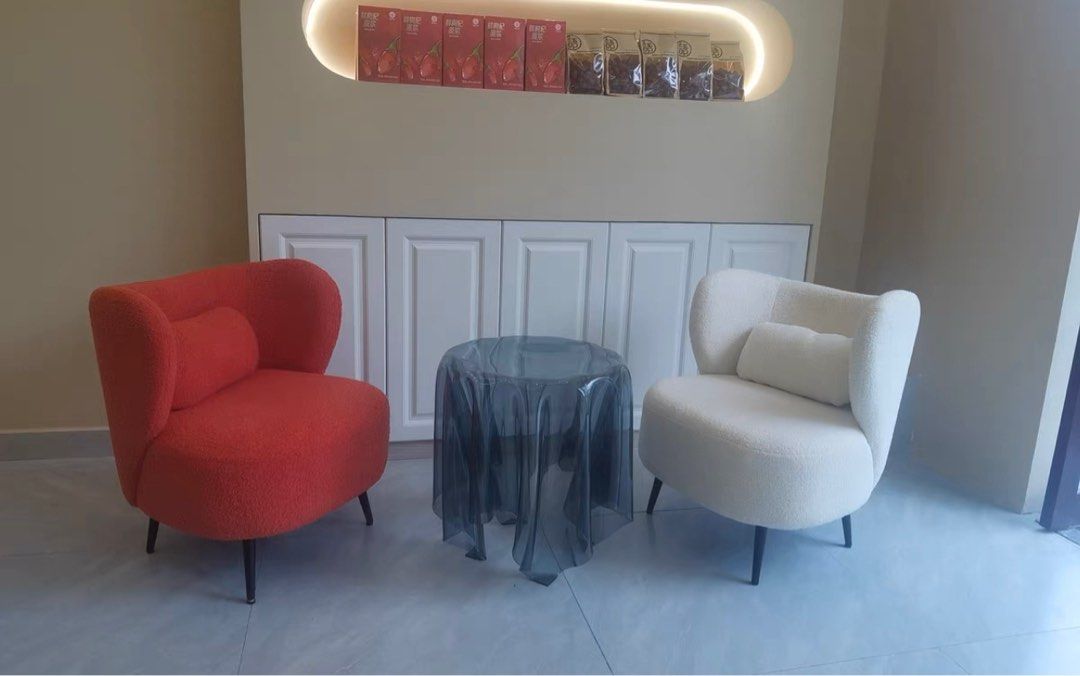 COLETTE Sherpa Lounge Chair, Furniture & Home Living, Furniture, Chairs ...