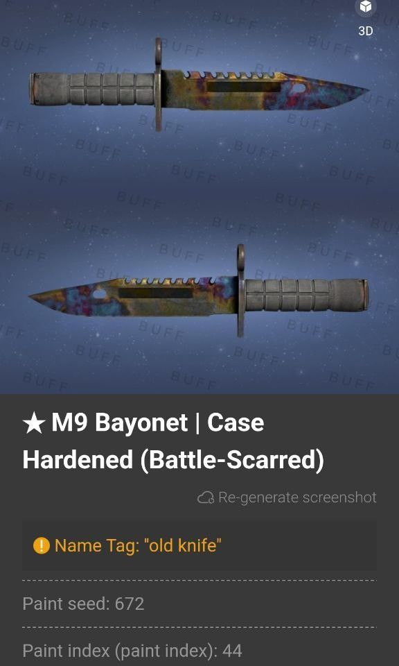 CSGO | M9 Bayonet CH (BS), Video Gaming, Gaming Accessories, In-Game Products on Carousell