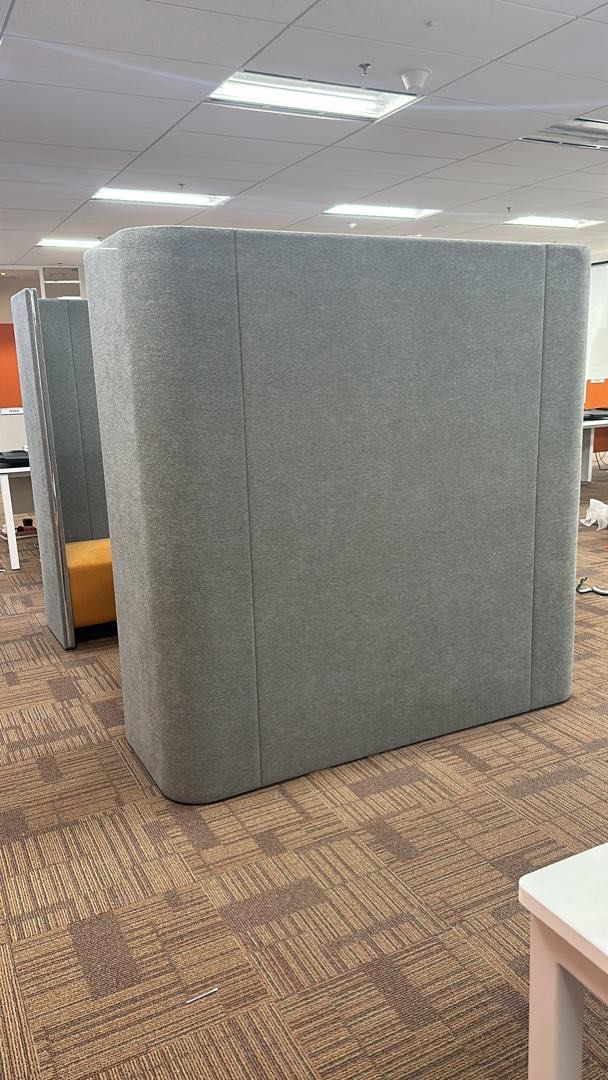 Cubicle set With 6 Seater Sofa And Table, Furniture & Home Living ...