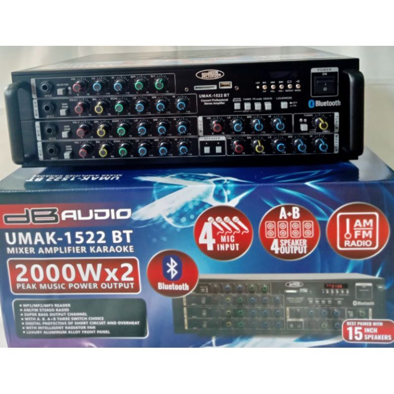 DB Audio Mixer Amplifier (UMAK-1522BT), Audio, Soundbars, Speakers ...