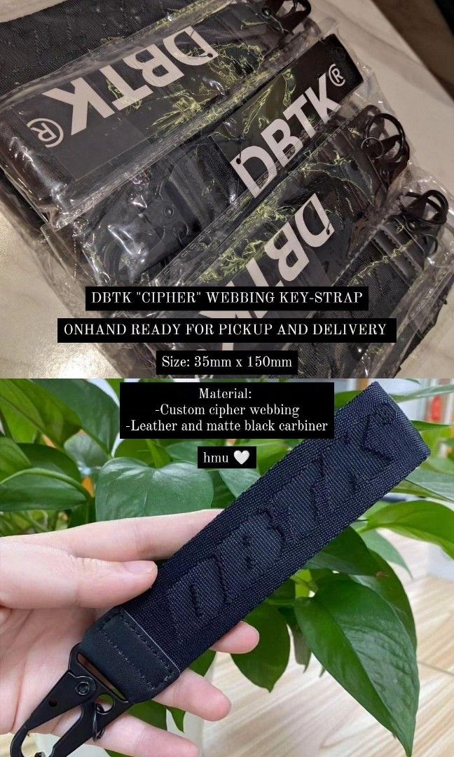 DBTK "CIPHER" WEBBING KEY-STRAP, Men's Fashion, Watches & Accessories ...