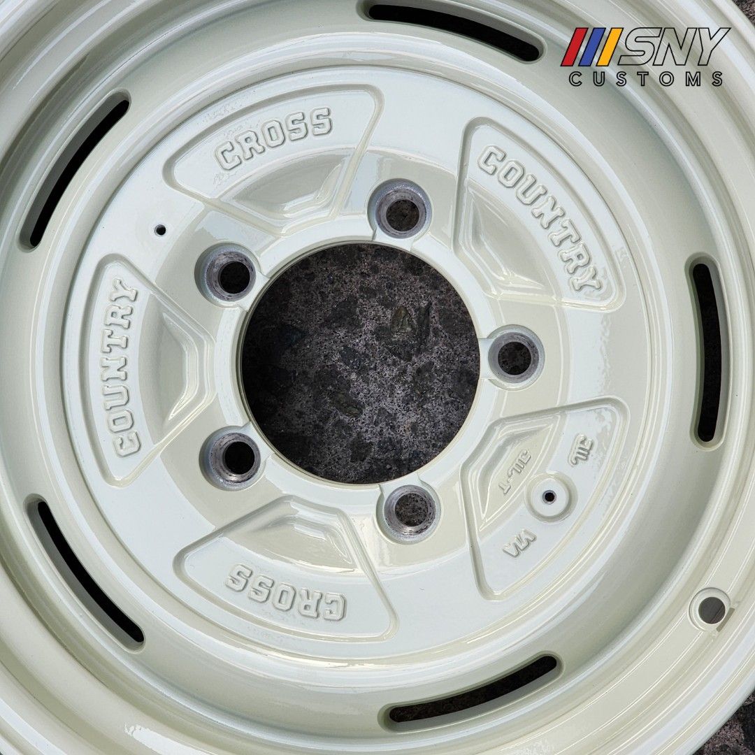 Dean Jimny Rims mags 5pcs Cross Country, Car Parts & Accessories, Mags ...