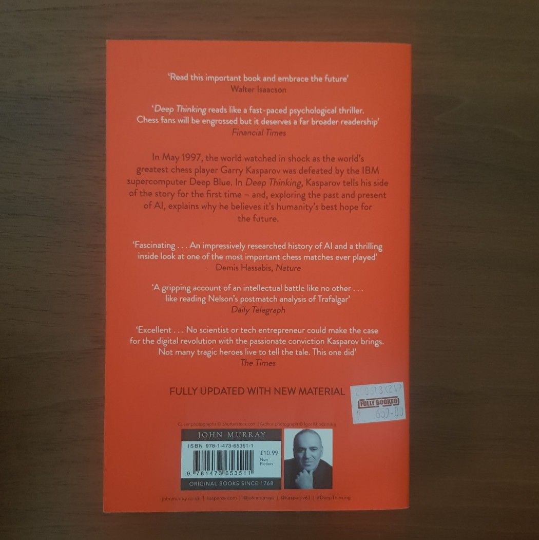 Deep Thinking Book, Hobbies & Toys, Books & Magazines, Fiction & Non ...