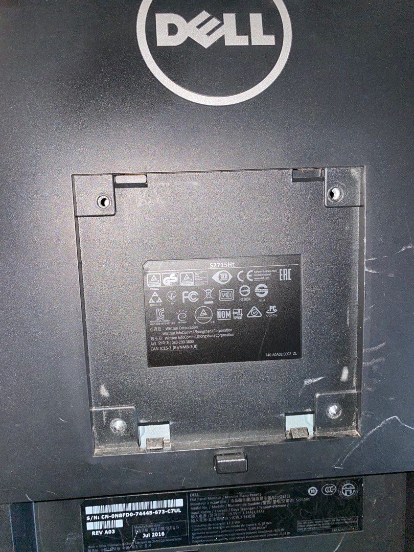 Dell S2715Ht, Computers & Tech, Desktops on Carousell