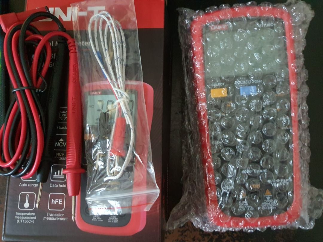 Digital Multimeter UNI-T UT 136C+, TV & Home Appliances, Electrical ...