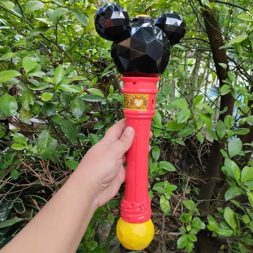 DISNEY Mickey Mouse Bubble Blower Wand, Hobbies & Toys, Toys & Games on ...