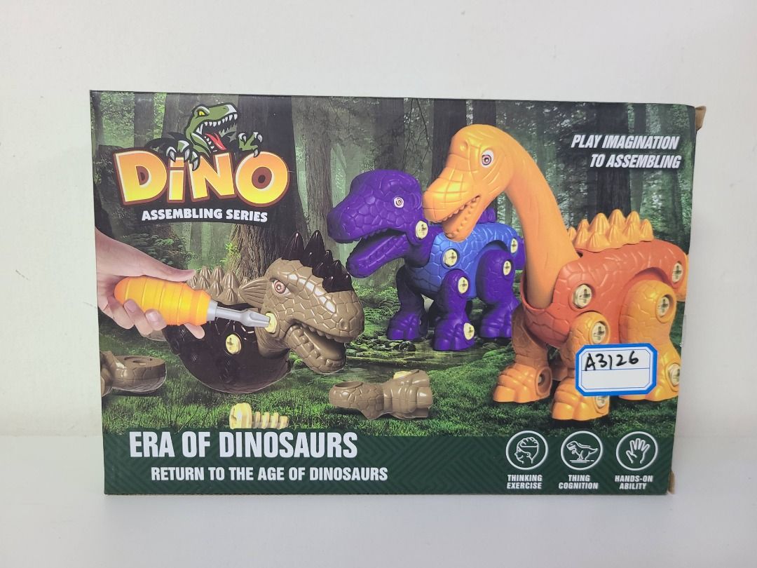 DIY Dinosaur Fix It Toys with 2 toy screwdrivers [Fun hands-on activity ...