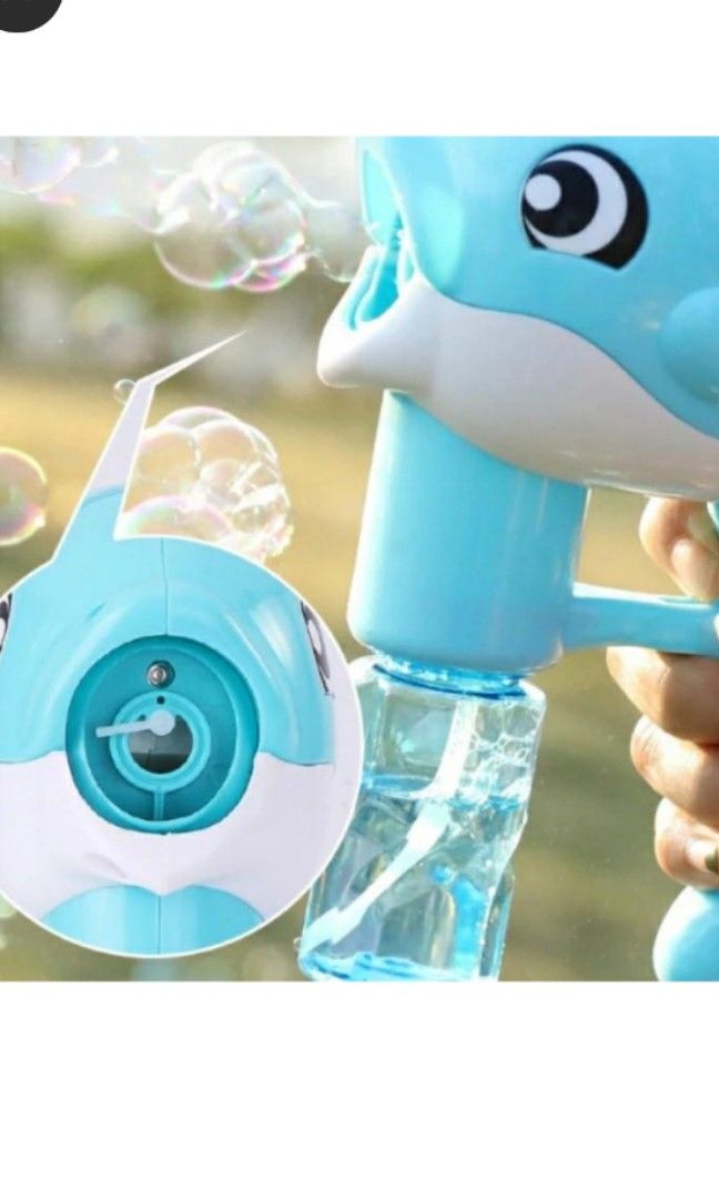 Dolphin bubble gun, Hobbies & Toys, Toys & Games on Carousell