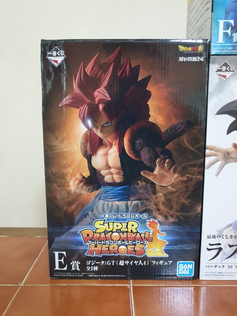 Dragonball - Ichiban Kuji - SDBH Masterlise Prize E SSJ4 Gogeta - Super Saiyan Battle Prize H ...