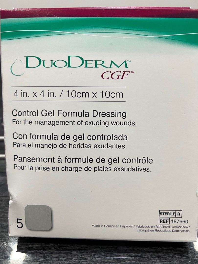 Duoderm CGF Dressing, Health & Nutrition, Medical Supplies & Tools on ...