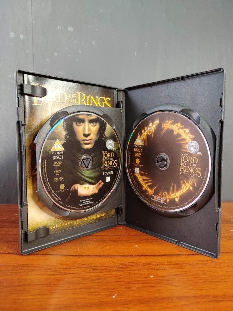 DVD Movies The Lord Of The Rings 1-3, Hobbies & Toys, Music & Media, CDs & DVDs on Carousell