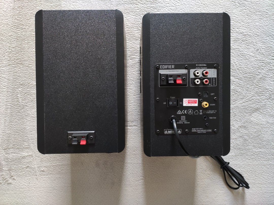 Edifier R1280DBs Bluetooth Bookshelf Speakers, Audio, Soundbars ...