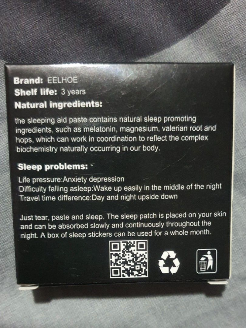 EELHOE Sleep Patch, Health & Nutrition, Health Supplements, Vitamins ...