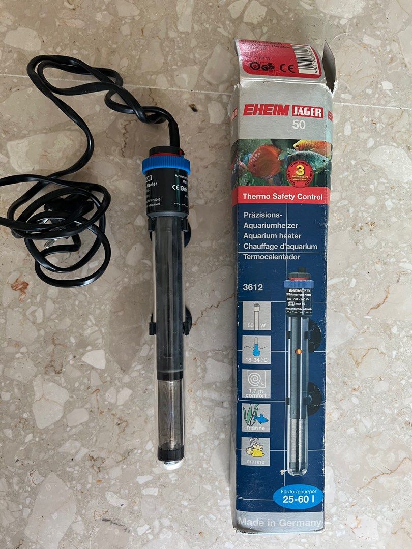 Eheim heater 50W, Pet Supplies, Homes & Other Pet Accessories on Carousell