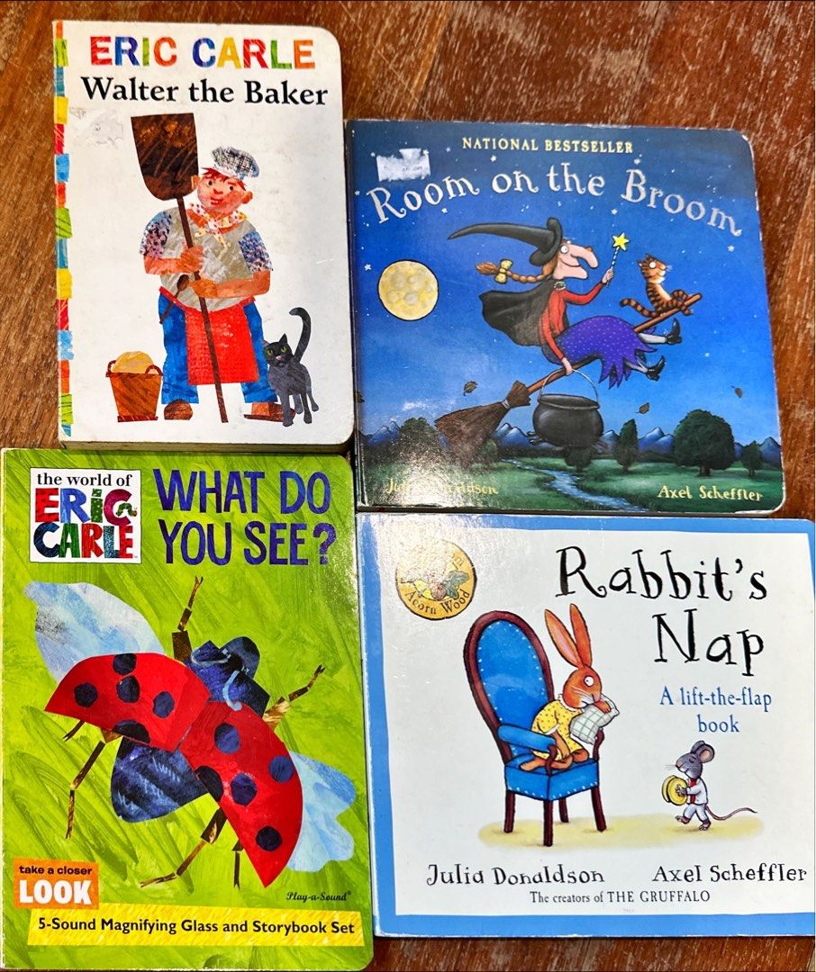 Eric Carle & Julia Donaldson hard cover book, Hobbies & Toys, Books ...