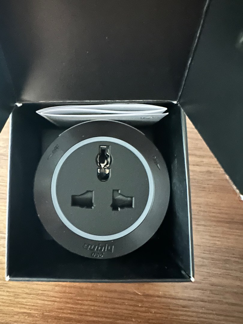 Brand New Eubiq British Standard Adaptor Blue-Round, TV & Home ...