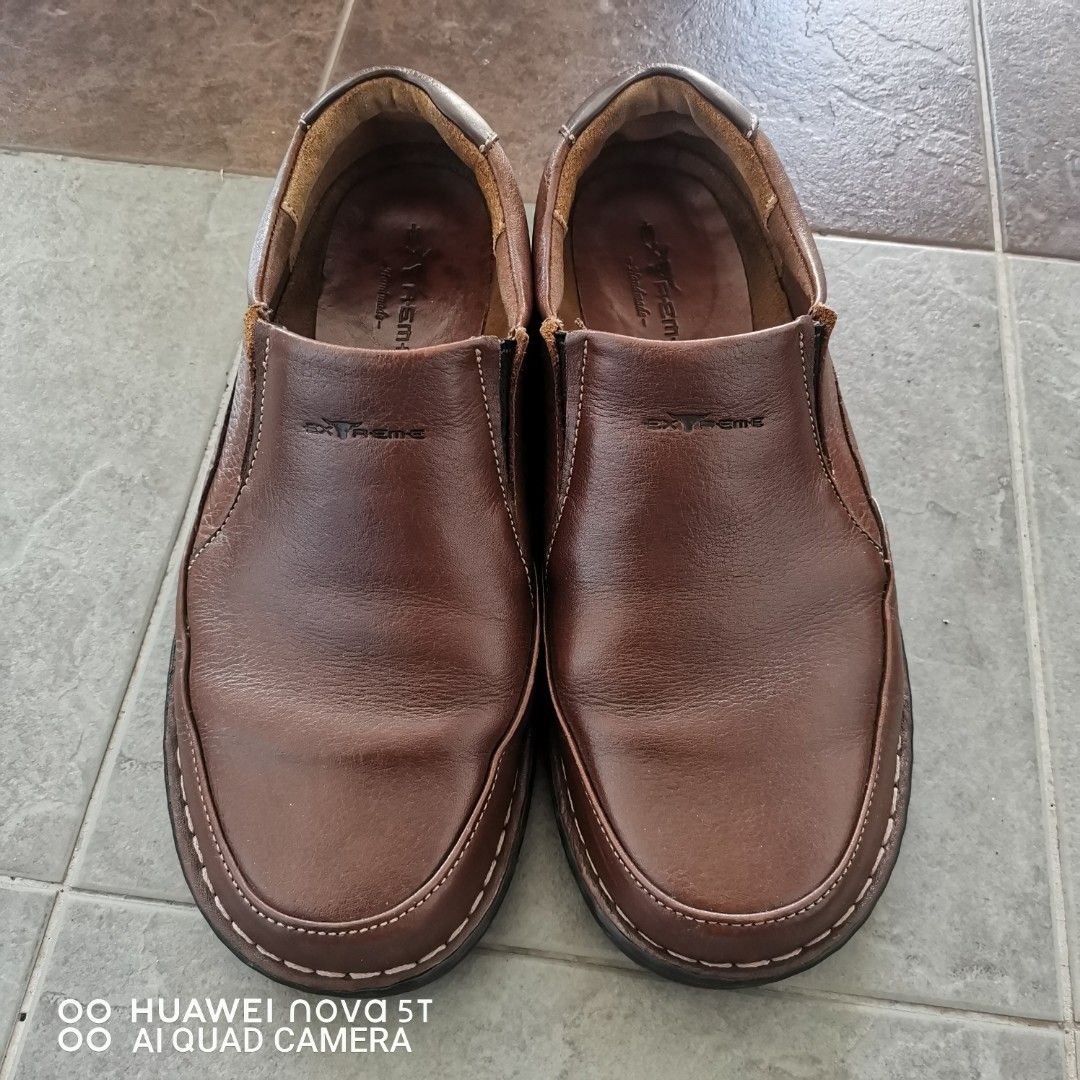 EXTREME Handmade Shoes Genuine Original Leather Brown / Kasut Kulit ...