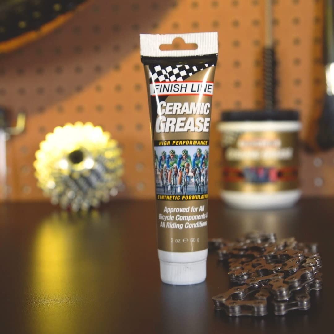 Finish Line Ceramic Grease suitable for bottom bracket, hub, and ...