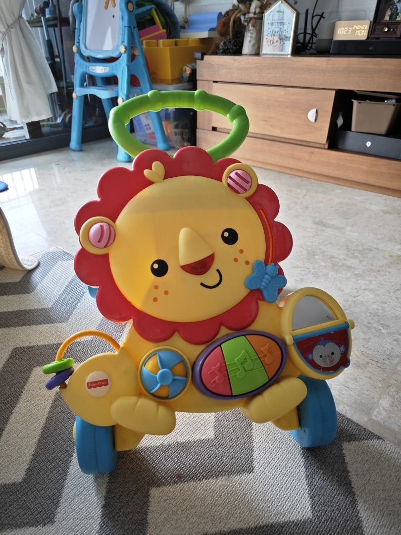 Fisher Price Lion Walker, Babies & Kids, Infant Playtime on Carousell