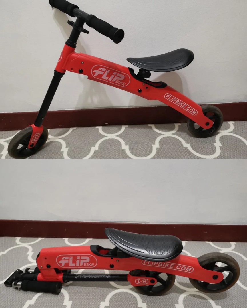 FLIP BIKE - Foldable Balance Bike, Sports Equipment, Bicycles & Parts ...