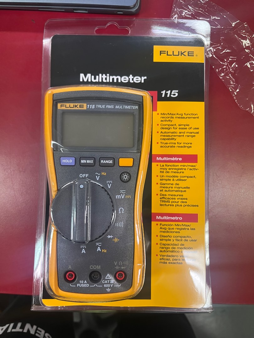 Fluke 115 Digital Multimeter, Computers & Tech, Parts & Accessories ...