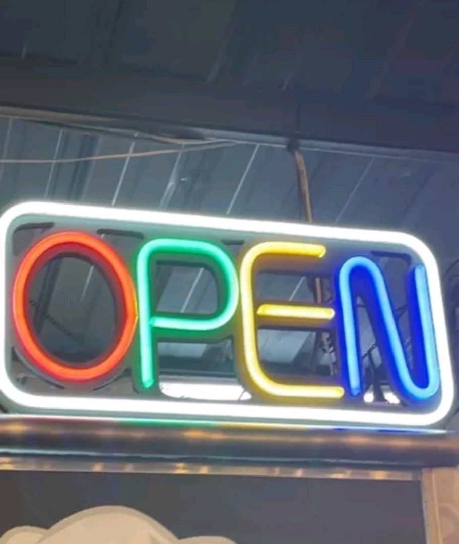 *FREE POST to West Malaysia only / Ready Stock* LED Neon Signboard [NO ...