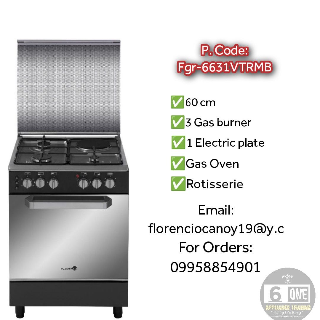 FUJIDENZO GAS RANGE BRAND NEW, TV & Home Appliances, Kitchen Appliances ...