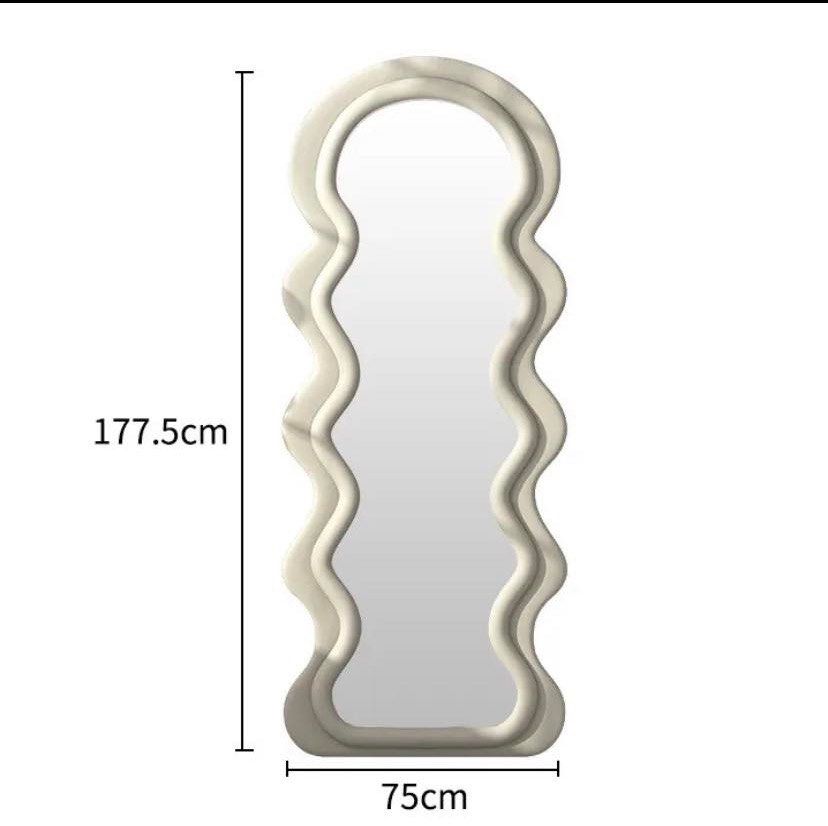 Funky Wavy Full Body Mirror on Carousell
