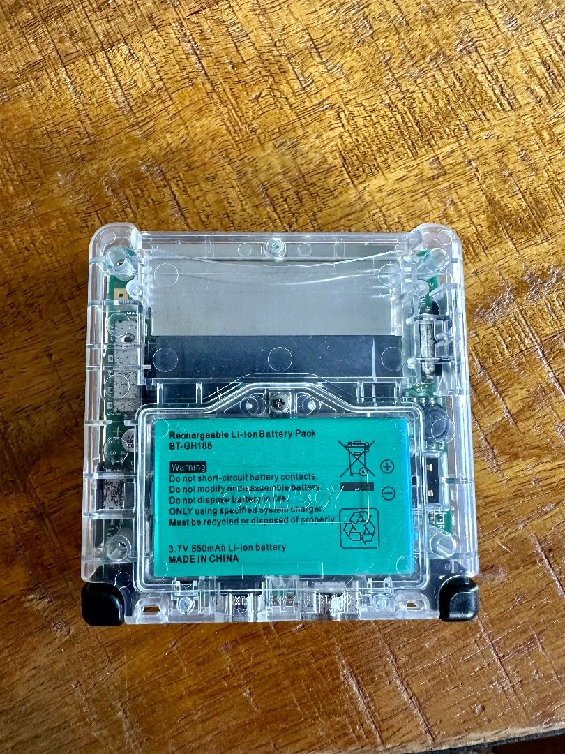 Game Boy Advance SP - IPS screen - Clear shell, Video Gaming, Video ...