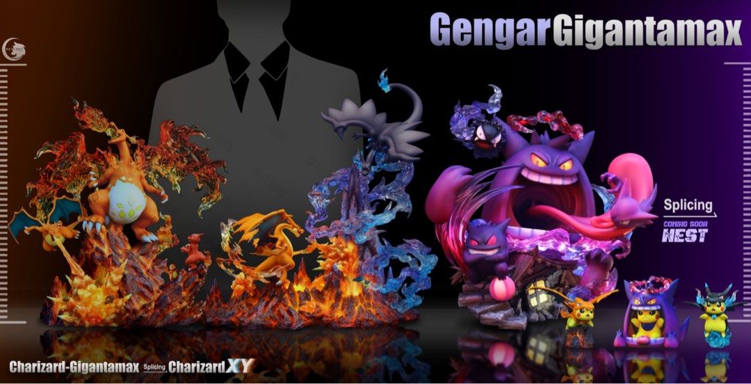 Gengar Gigantamax GK Figure Crescent Studio Pokemon, Hobbies & Toys ...