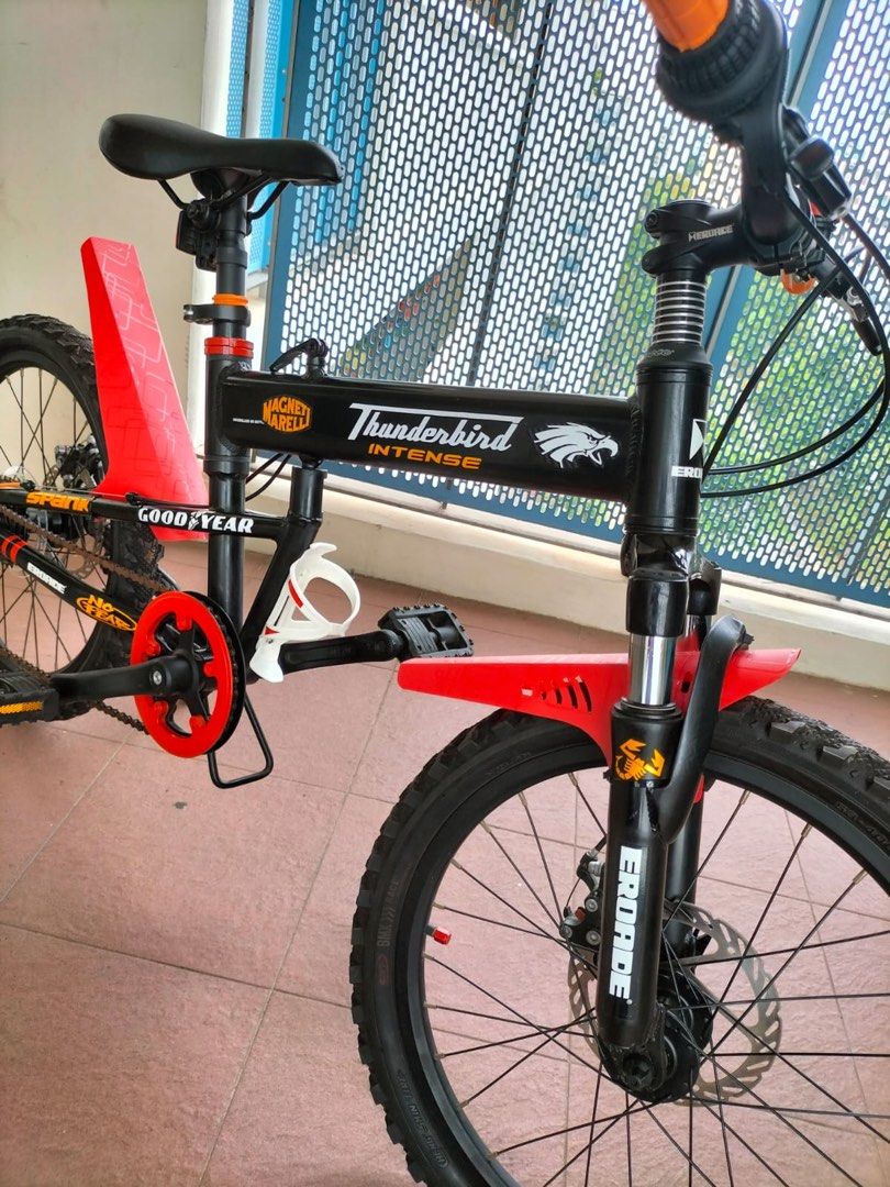 Germany's Eroade Aluminum Frame Foldable Kids MTB Bicycle 20" Bike ...