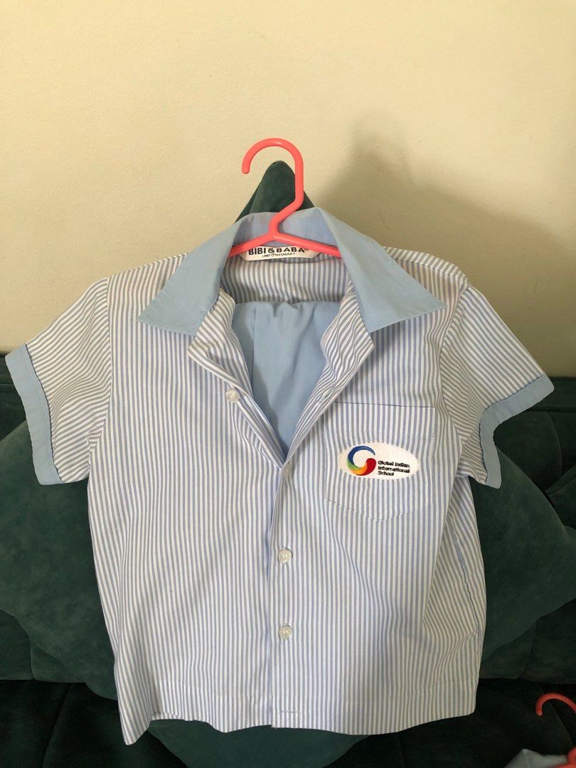 GIIS Kindergarten uniform size 4, Babies & Kids, Babies & Kids Fashion ...