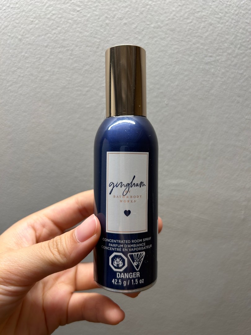 Gingham room spray - Bath n Body works, Furniture & Home Living, Home ...