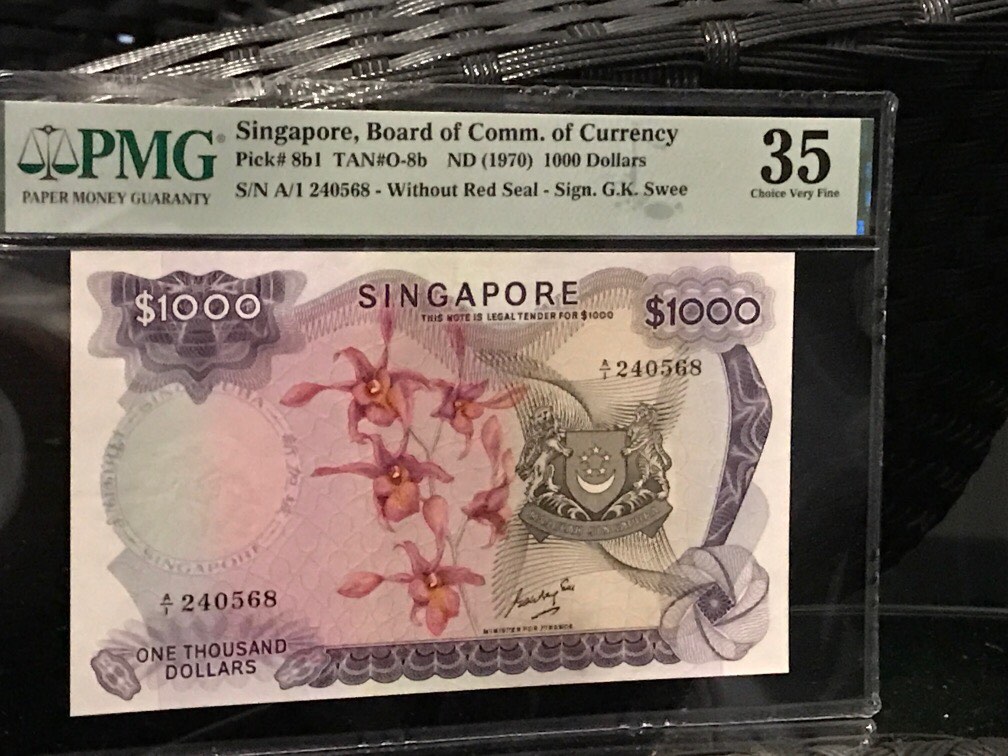 GKS $1000 Orchid, Hobbies & Toys, Memorabilia & Collectibles, Currency ...