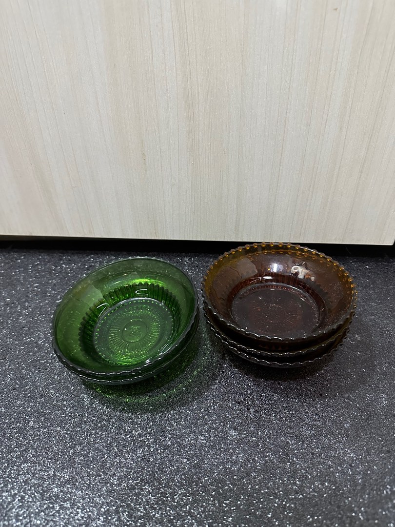 Glass saucers, Furniture & Home Living, Kitchenware & Tableware ...