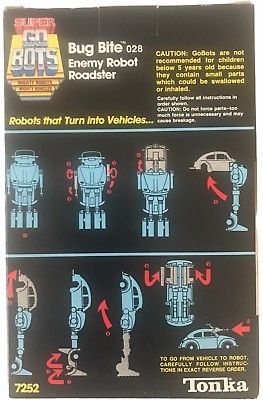 Gobots Bug Bite Beetle Tonka Bandai Robo Machine original vintage ...