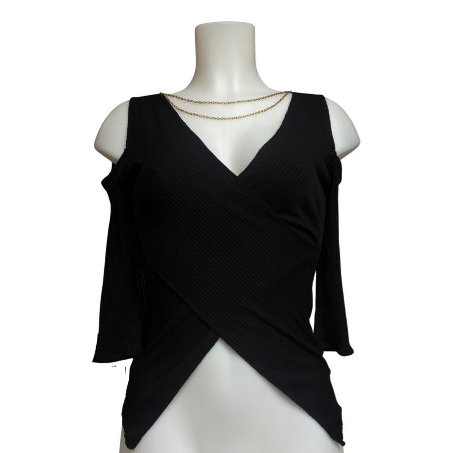 Gold chain top, Women's Fashion, Tops, Blouses on Carousell